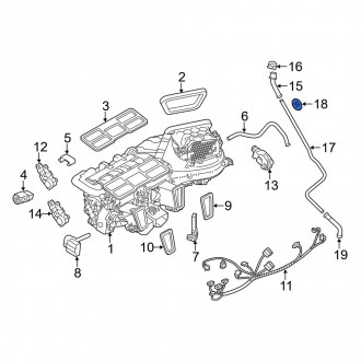 Porsche Panamera A/C Evaporators & Components | Drains, Cores — CARiD.com