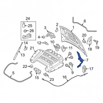 Porsche Panamera Hood Hinges & Springs — CARiD.com
