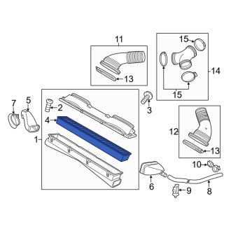 Porsche Panamera OEM Air Intake Parts | Filters, Manifolds — CARiD.com
