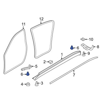 Porsche Panamera Bumper Brackets & Hardware - Front, Rear | CARiD
