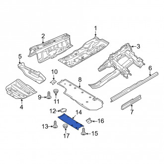 Porsche Panamera Underbody Covers | Splash Shields — CARiD.com