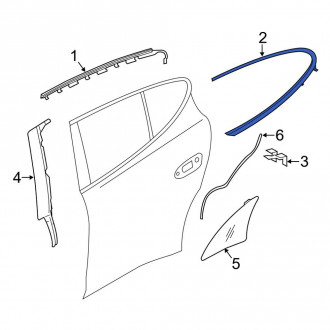 Porsche Panamera Door Moldings | Side, Edge, Belt – CARiD.com
