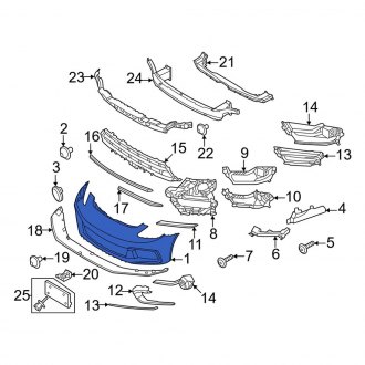 Porsche Panamera Replacement Front Bumpers & Components — CARiD.com
