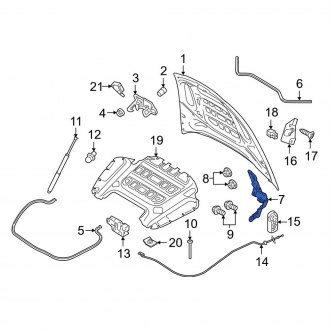 Porsche Panamera Hood Hinges & Springs | CARiD