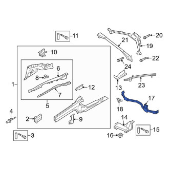 Porsche Panamera Replacement Chassis Frames & Rails - CARiD.com