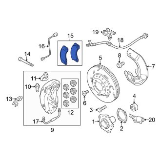 Porsche Macan OEM Brake Parts | Pads, Bleeders, Rotors — CARiD.com