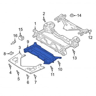Porsche Panamera Replacement Chassis Frames & Rails - CARiD.com