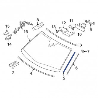 Porsche Panamera OEM Window Parts | Visors, Regulators — CARiD.com