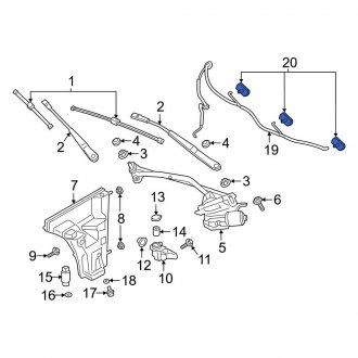 Porsche Panamera Washer Nozzles & Parts — CARID.com