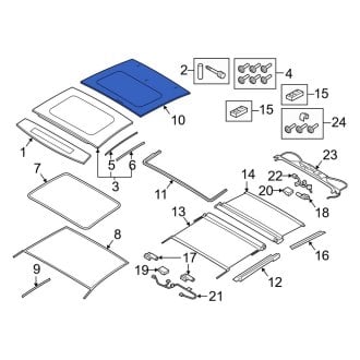 Porsche Panamera Sunroofs & Components — CARiD.com