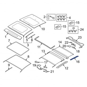 Porsche Panamera Sunroofs & Components — CARiD.com