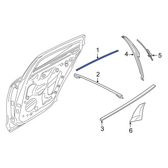 Porsche Panamera Door Moldings | Side, Edge, Belt – CARiD.com