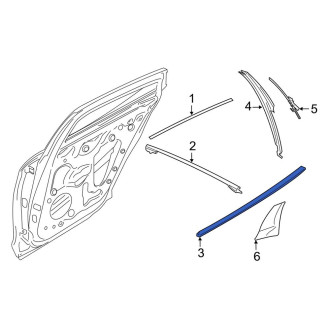 Porsche Panamera Door Moldings | Side, Edge, Belt – CARiD.com