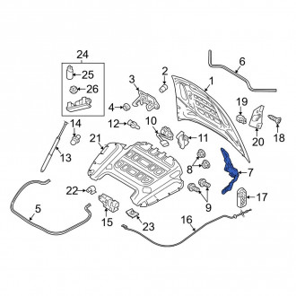 Porsche Panamera Hood Hinges & Springs — CARiD.com