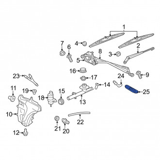Porsche Panamera Washer Nozzles & Parts — CARID.com