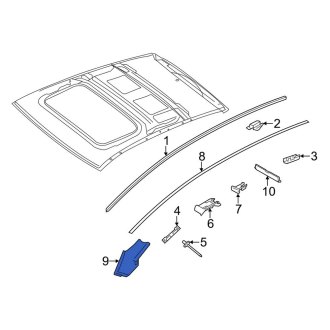Porsche Panamera Cowl Panels & Parts | Vent Grills — CARiD.com