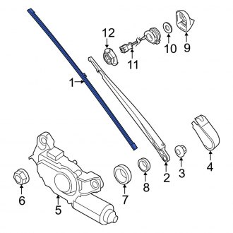 Porsche Macan OEM Wiper Blade & Washer Parts | Motors, Arms — CARiD.com