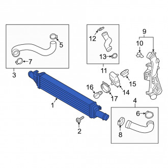 Porsche Macan Intercoolers | Air To Water, Front Mount — CARiD.com