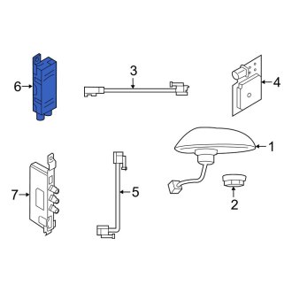 Porsche OE™ Antennas & Components - CARiD.com