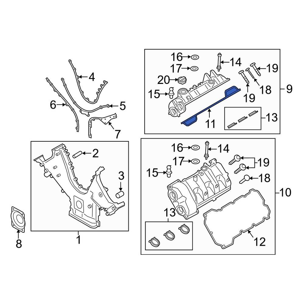 Porsche OE 94610593565 - Engine Valve Cover Gasket