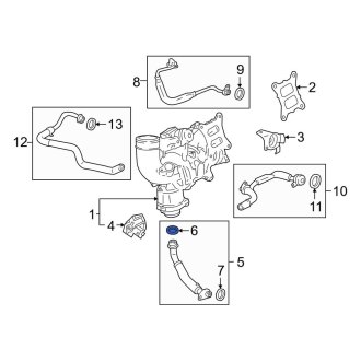 Porsche Macan Turbo & Supercharger Lines, Hoses, Fittings — CARiD.com