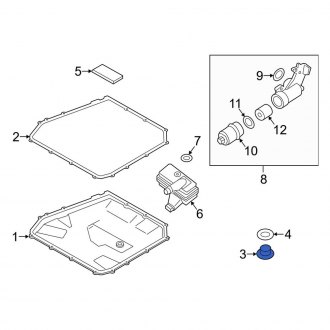 Porsche Macan Transmission Pans, Drain Plugs, Filler Caps & Dipsticks ...