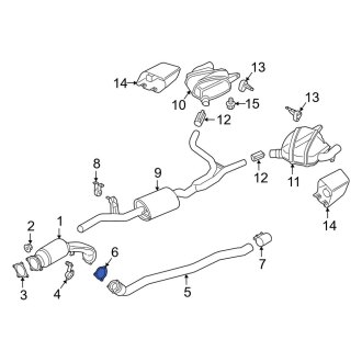 Porsche Cayenne OEM Exhaust Parts | Systems, Tips, Pipes — CARiD.com