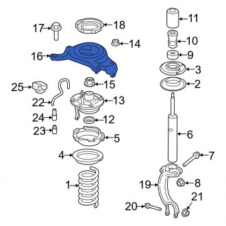 Porsche OEM Suspension Parts - Factory Shocks & Struts | CARiD