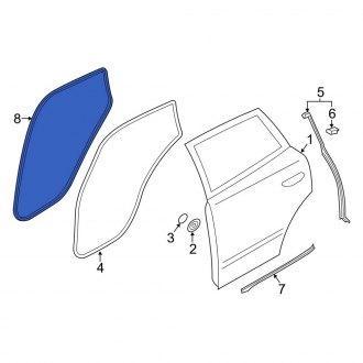 Porsche Macan Door Seals & Weatherstripping – CARiD.com