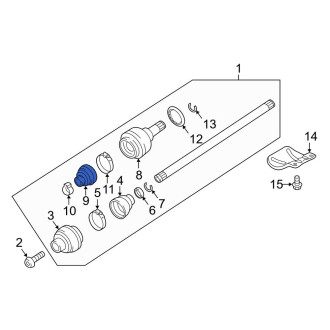 Porsche Macan CV Joints, Boots & Parts - Inner, Outer | CARiD
