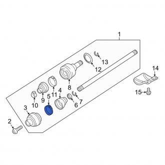 Porsche Cayenne OEM Driveline & Axle Parts | Hubs, CV-Joints — CARiD.com