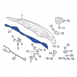 Porsche Macan Trunk & Tailgate Seals — CARID.com