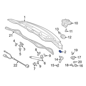 Porsche Taycan Trunk & Tailgate Hardware — CARID.com