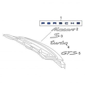 Porsche Macan OEM Trunks & Parts | Lids, Rear Panels — CARiD.com