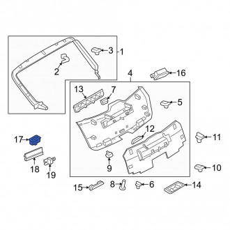 Porsche Macan Trunk & Tailgate Lock Motors, Switches, Relays — CARID.com
