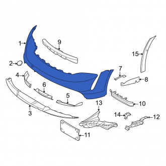 Porsche Taycan OEM Bumpers | Genuine Front & Rear Bumpers — CARiD.com