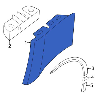 Porsche Taycan OEM Fenders | Factory Front & Rear Fenders — CARiD.com