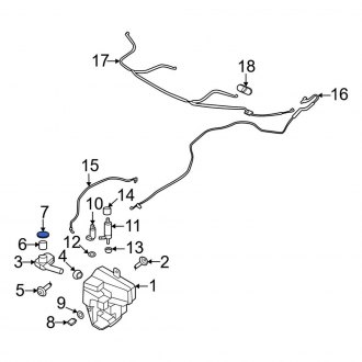 Porsche Taycan Windshield Washer Tanks & Parts — CARID.com