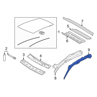 Porsche Taycan OEM Roofs & Parts | Panels, Drip Rails — CARiD.com
