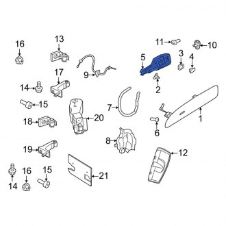 Porsche Taycan Door Handles & Window Crank Handles — CARiD.com