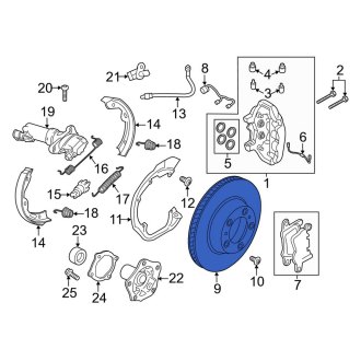 Porsche Cayenne OEM Brake Parts | Pads, Bleeders, Rotors — CARiD.com