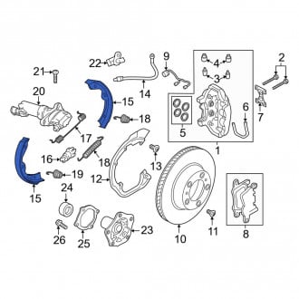 Porsche Taycan Replacement Parking Brake Components – CARiD.com