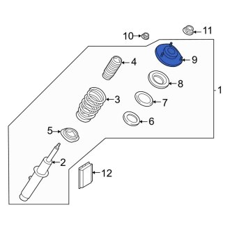 Porsche 718 Cayman Shock and Strut Mounts & Hardware – CARiD.com
