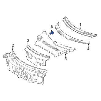 Porsche 718 Cayman Replacement Hood Hardware — CARiD.com