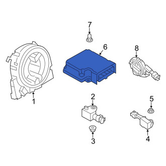 Porsche 718 Cayman Air Bag Parts | Sensors, Modules, Clocksprings ...