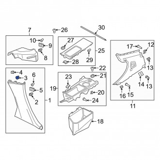 Porsche 718 Cayman OEM Interior Components — CARiD.com