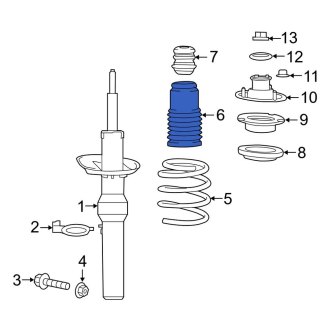 Porsche 718 Boxster Shock & Strut Mounts | Rear, Front — CARiD.com