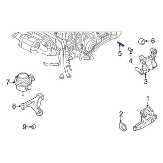Porsche 718 Cayman Motor Mounts & Mounting Hardware — CARiD.com