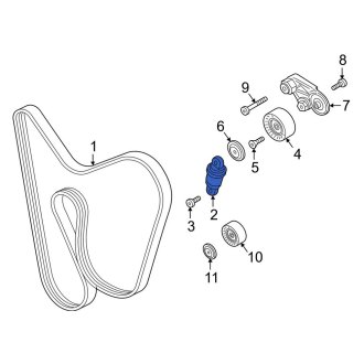 Porsche 718 Boxster Engine Pulleys | Idler, Crankshaft — CARiD.com