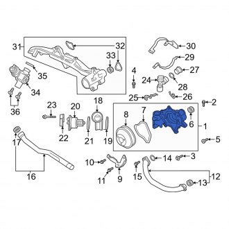 Porsche 718 Boxster Water Pumps | Electric, Mechanical — CARiD.com